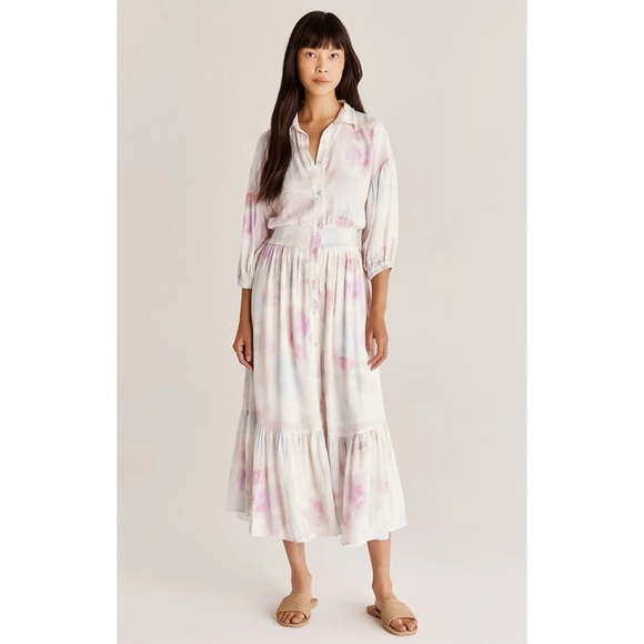 Z Supply | Dresses | Z Supply Tanya Blurred Maxi Dress In Watercolor ...
